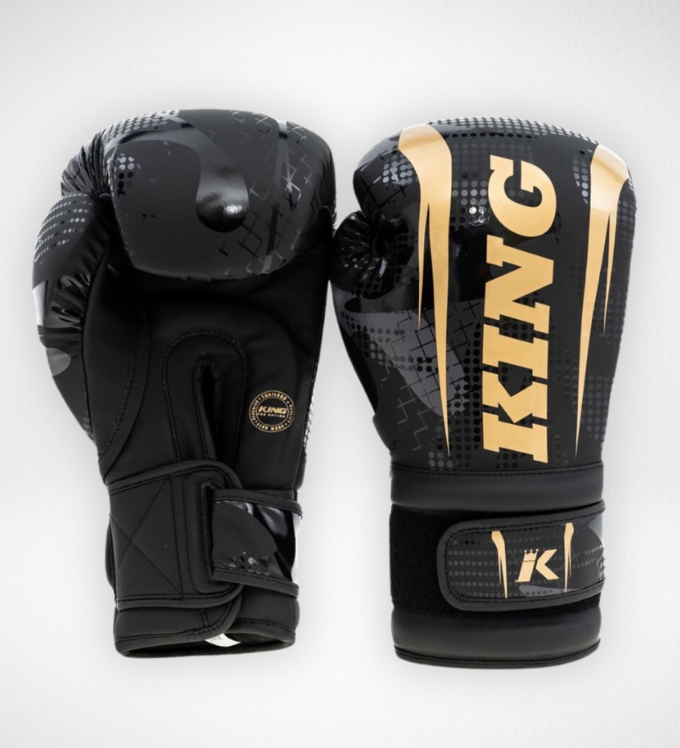 King Pro Boxing Boxhandschuhe Shogun - Schwarz/Gold | The Fight Company ...